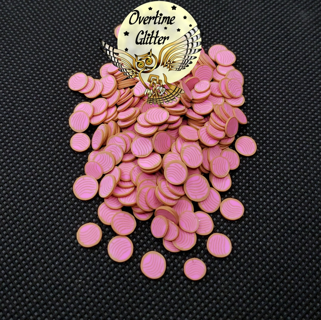 Pink Conchas, Mini Clay Slices, 5mm Sprinkles, Fimo Slices, Nail Deco ...
