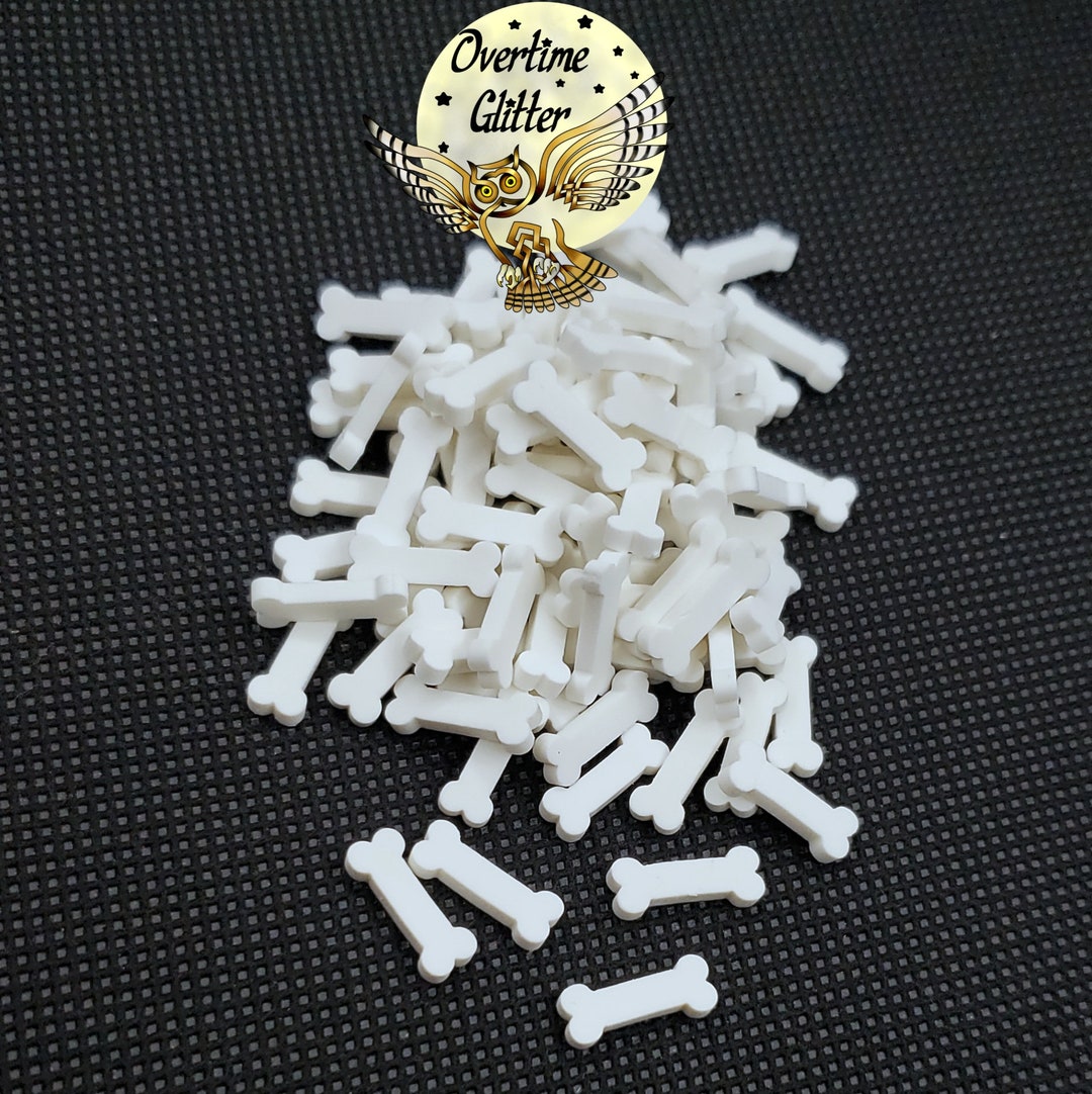 Long Bones Clay Slices, Sprinkles, Fimo Slices, Nail Deco, Resin ...