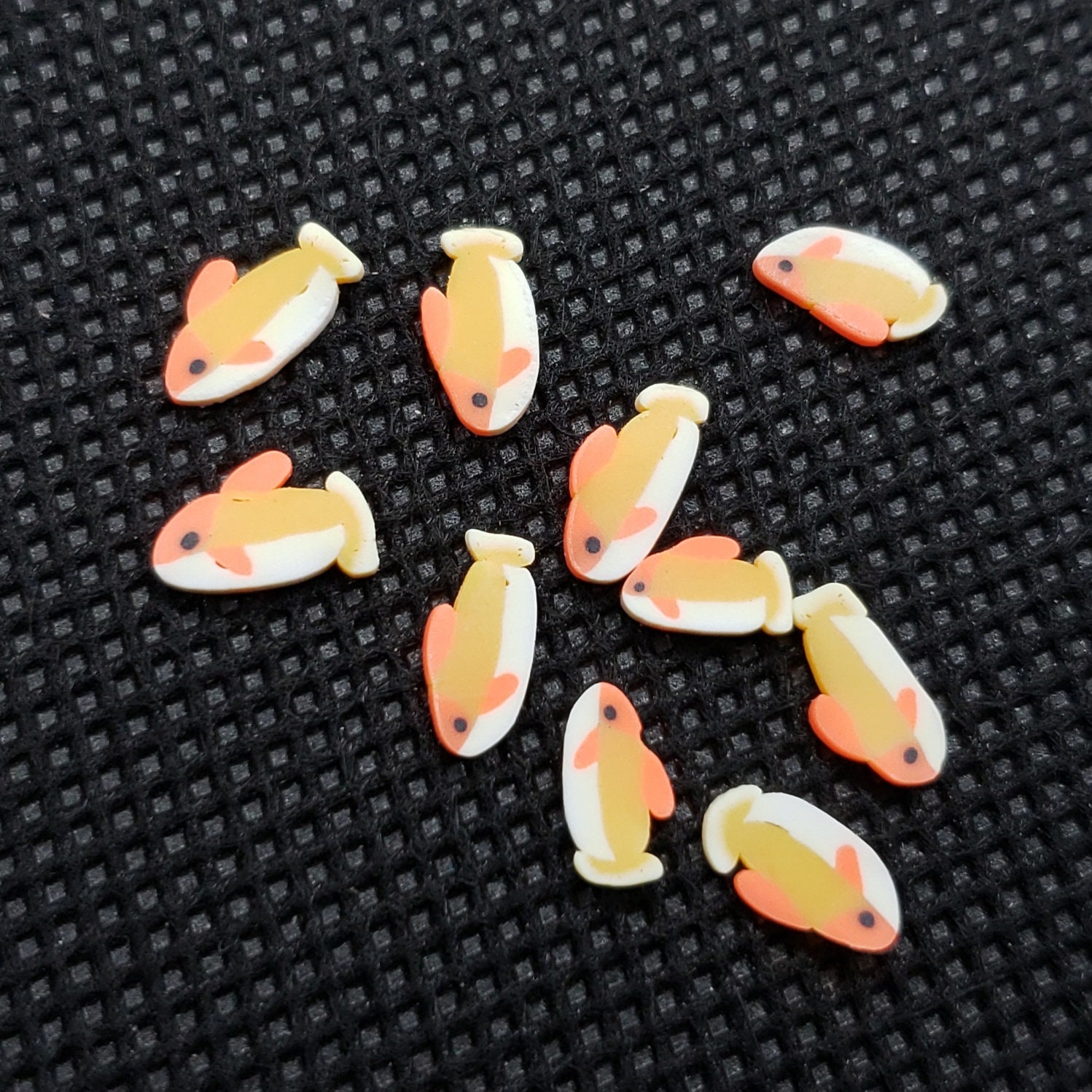 Koi Fish Clay Sprinkles Fimo Slices Embellishments Nail | Etsy