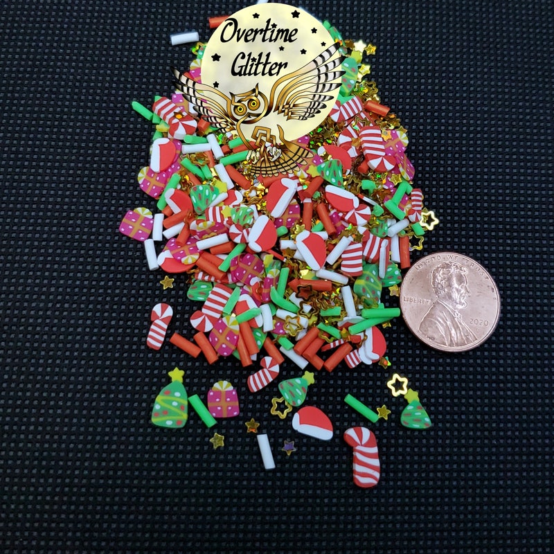 Xmas Fimo Slices - Etsy