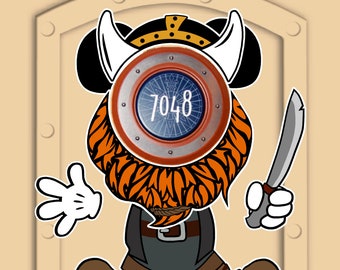 Mickey mouse beard | Etsy