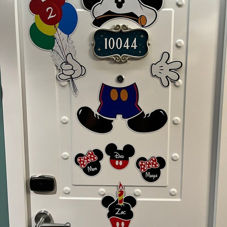 Disney Cruise Door Magnets Captain Mickey (not Laminated Paper) Mickey ...