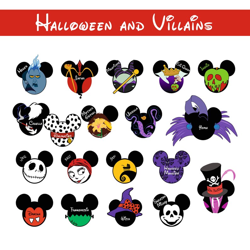 Mickey and Minnie Mix and Match Disney Mickey Ears Custom - Etsy