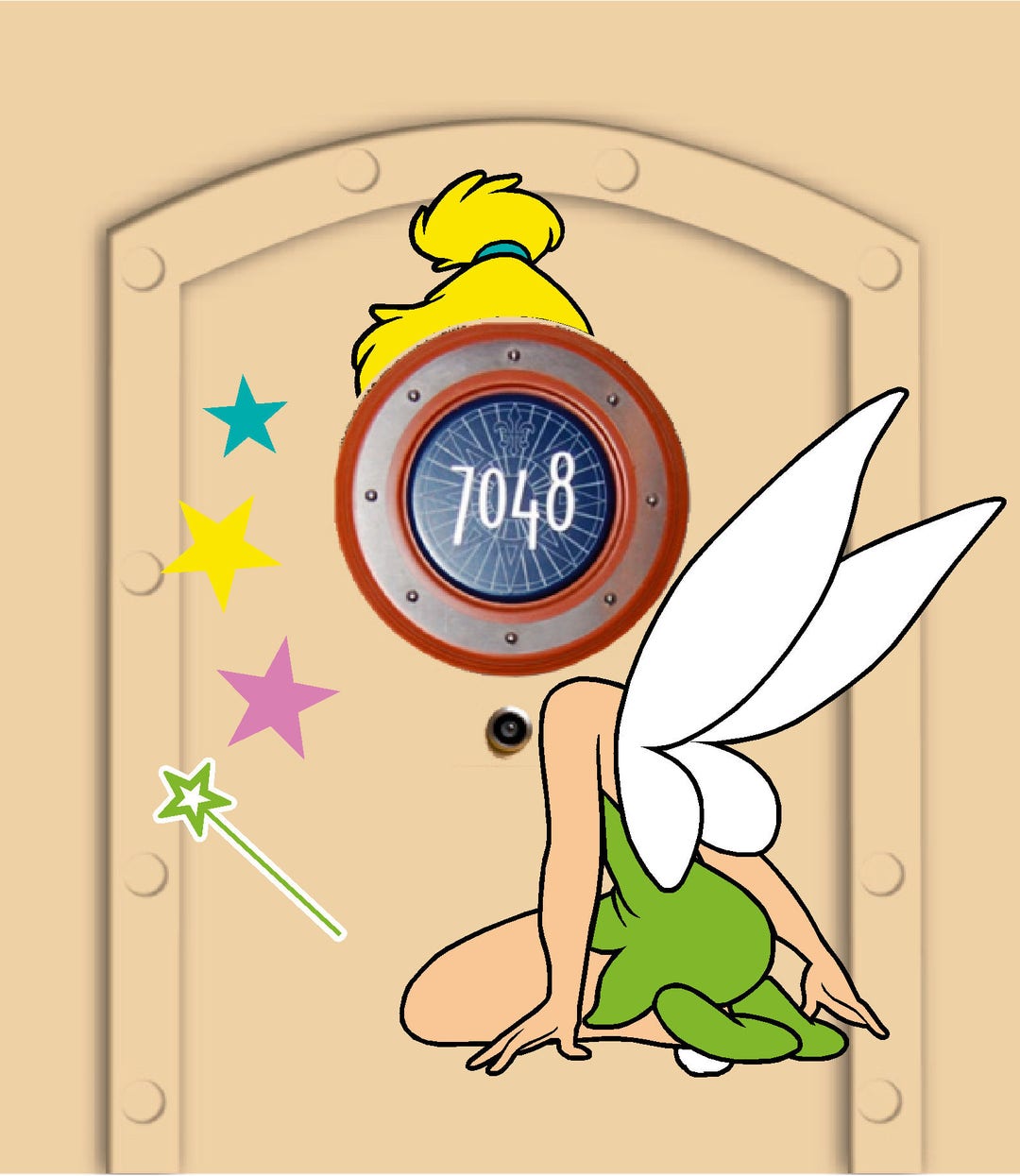 Disney Cruise Tinkerbell Door Magnets (real Magnets, Not Just Laminated ...