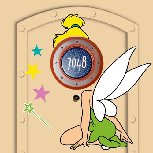 Disney Cruise Tinkerbell Door Magnets real Magnets Not Just - Etsy