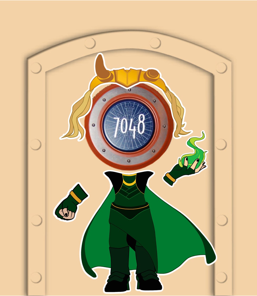 Disney Cruise Door Magnets Lady Loki - Sylvie - Arch Nemesis Real Die ...