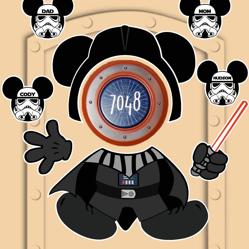 Darth Vader Svg Magnet - Etsy