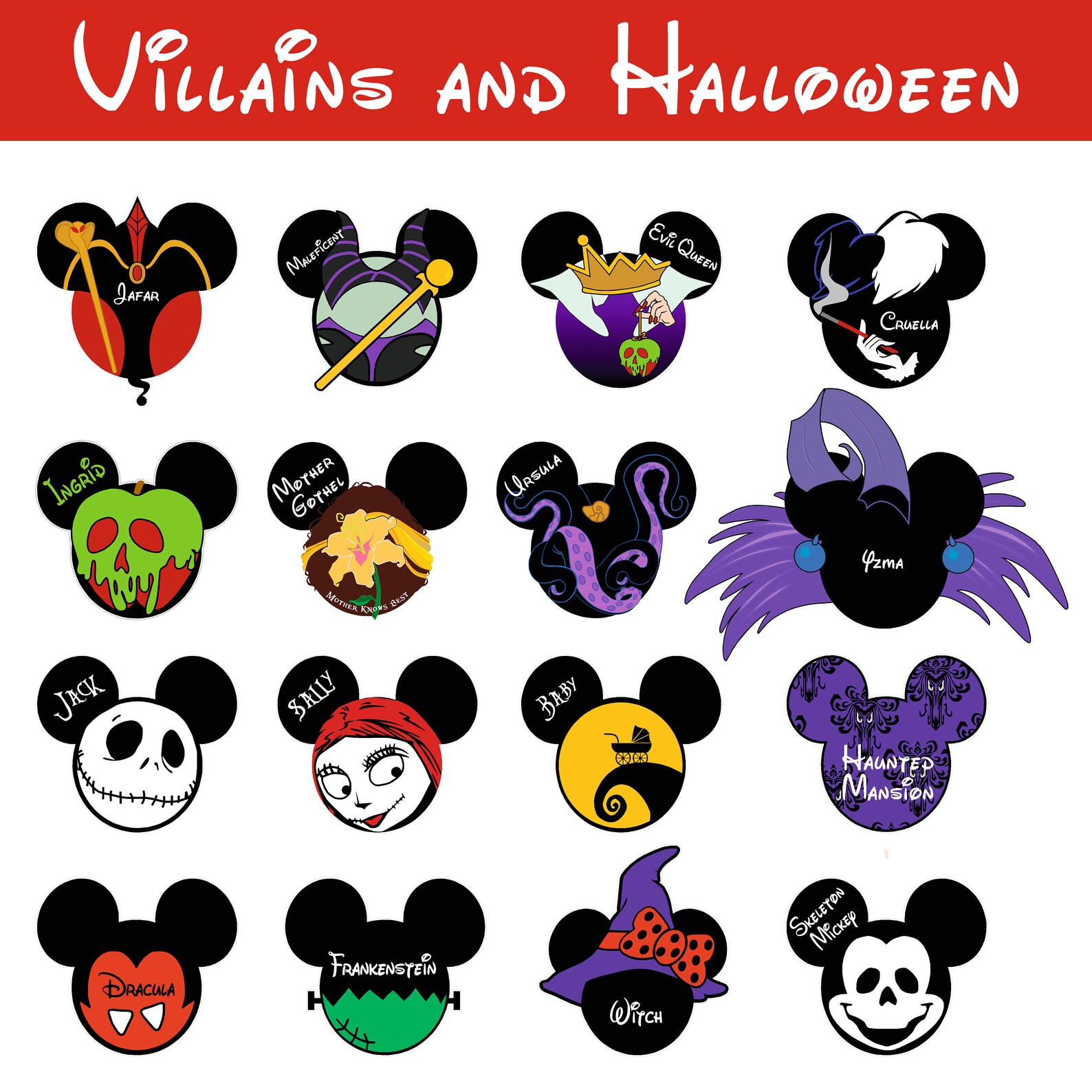 Mickey and Minnie Mix and Match Disney Mickey Ears Custom - Etsy