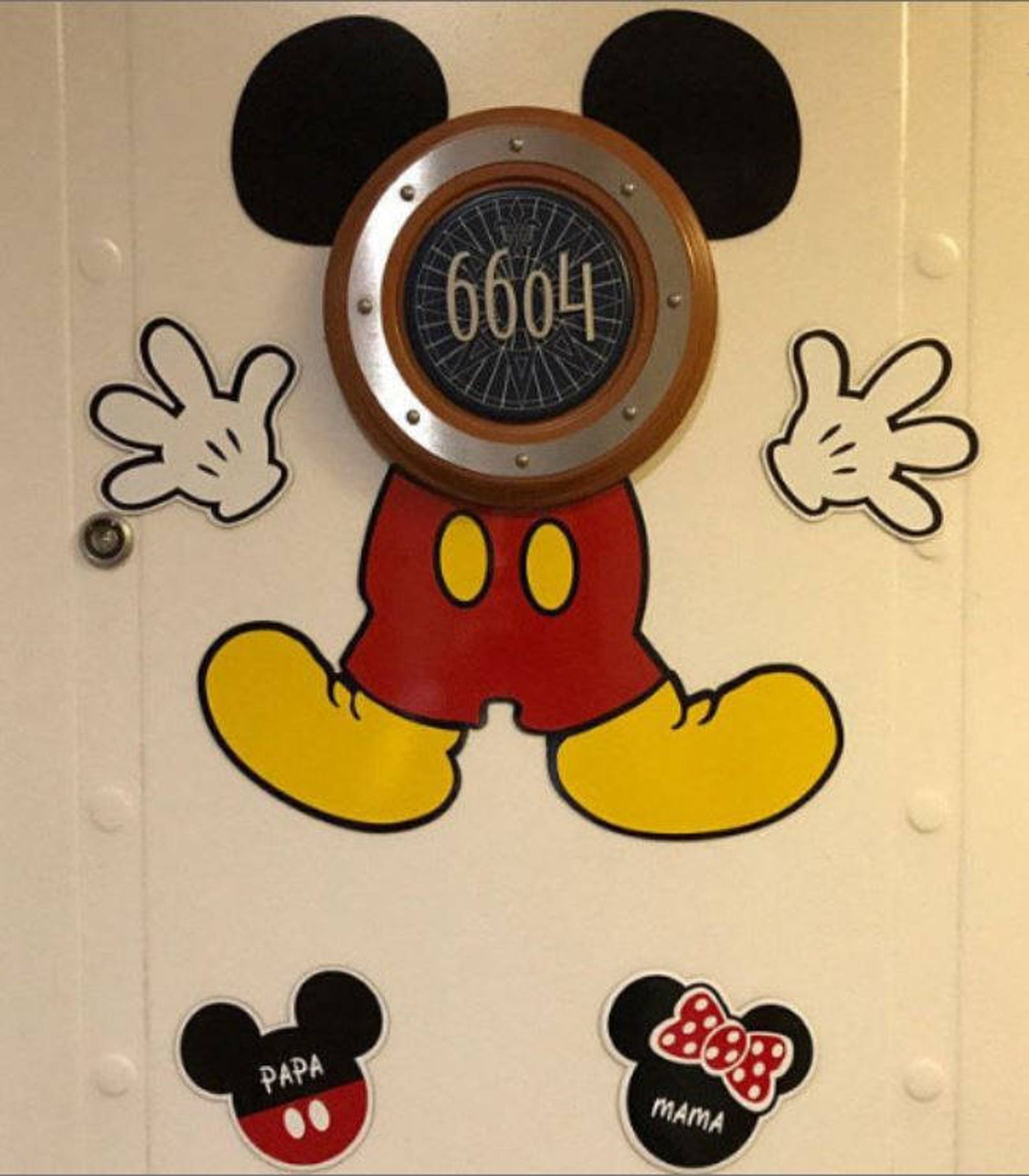 Disney Cruise Door Magnets Mickey Mouse (not Just Laminated Paper) With ...