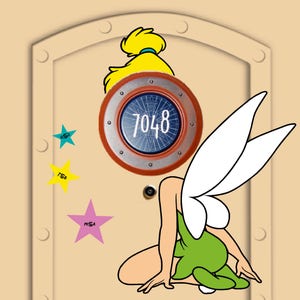 Disney Cruise Tinkerbell Door Magnets (real Magnets, Not Just Laminated ...