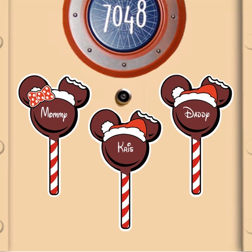 Disney Cruise Door Christmas Magnets Mickey Mouse Santa not - Etsy