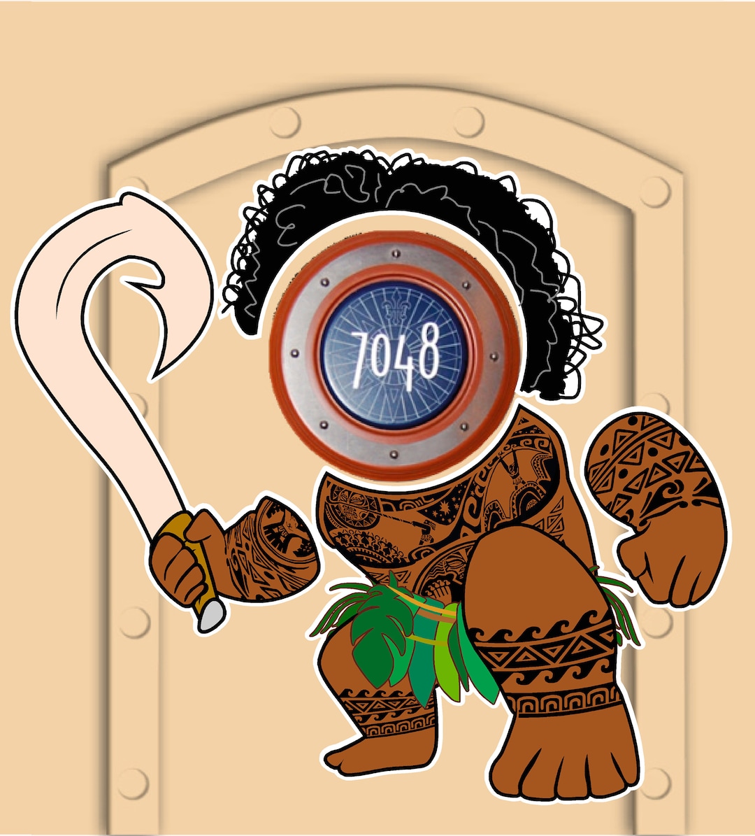 Disney Cruise Door Magnets Maui Demi God From Moana Real Magnets Not ...