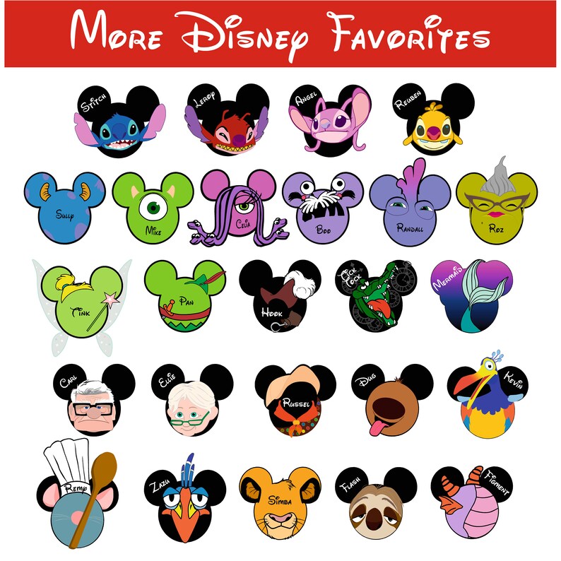 Mickey and Minnie Mix and Match Disney Mickey Ears Custom - Etsy