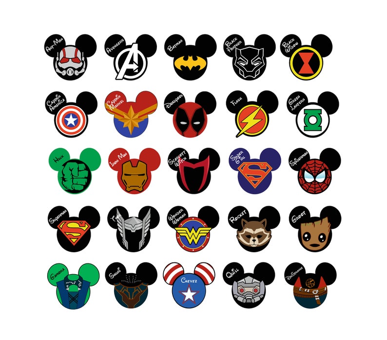Super Hero Mickey Disney Cruise Magnets Real Magnets, Stick Right to ...