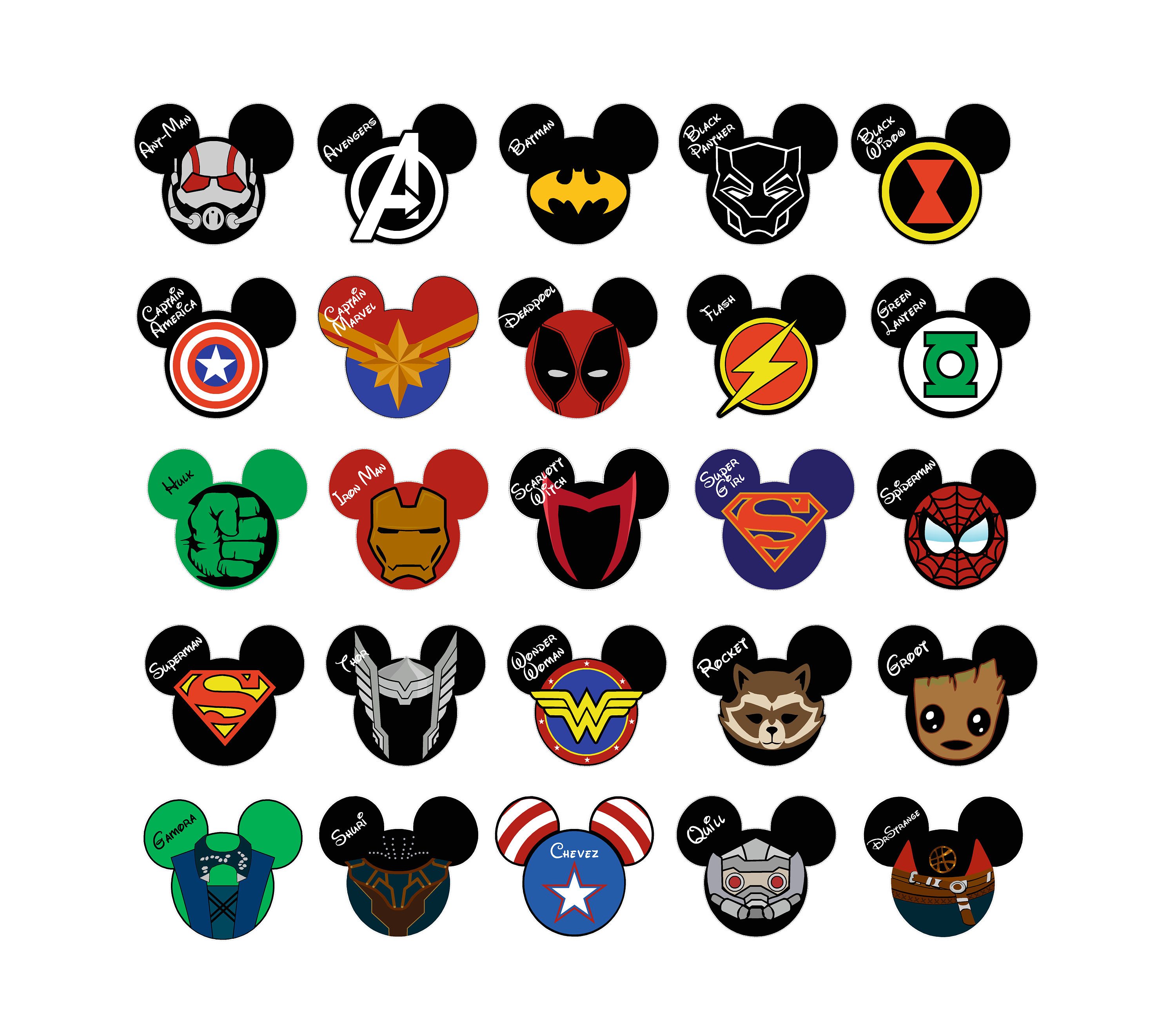 Super Hero Mickey Disney Cruise Magnets Real Magnets, Stick Right to ...
