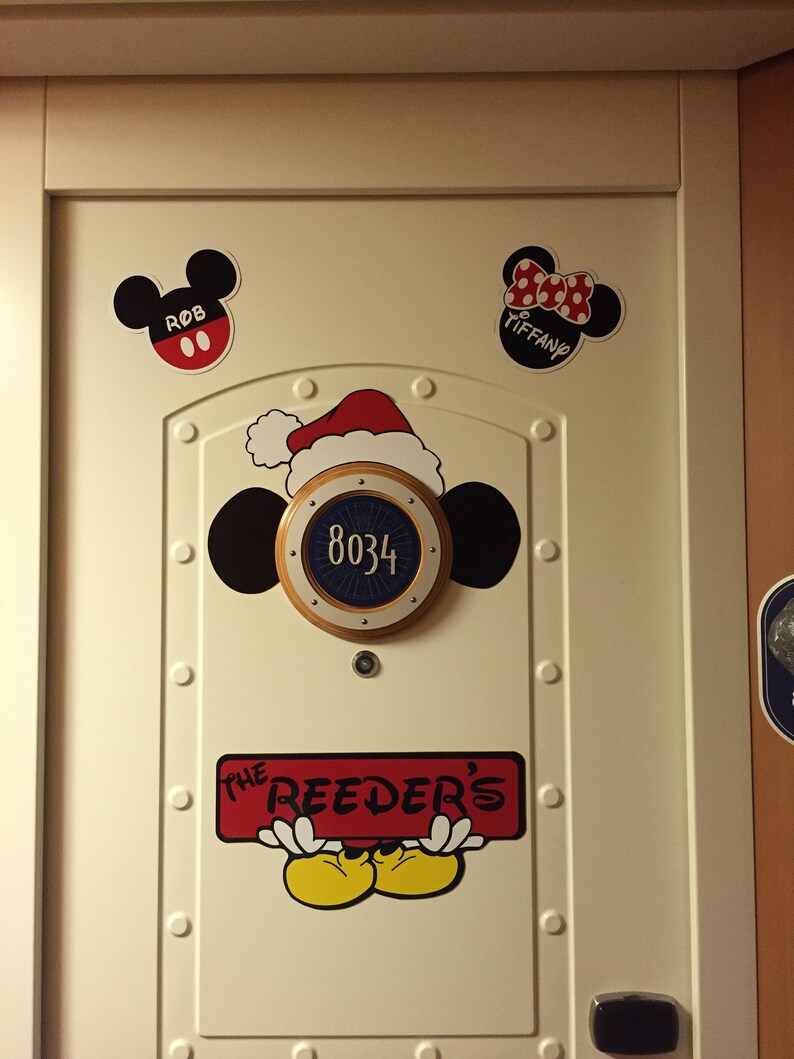 Disney Cruise Door Magnets Mickey Mouse With Ears And Etsy