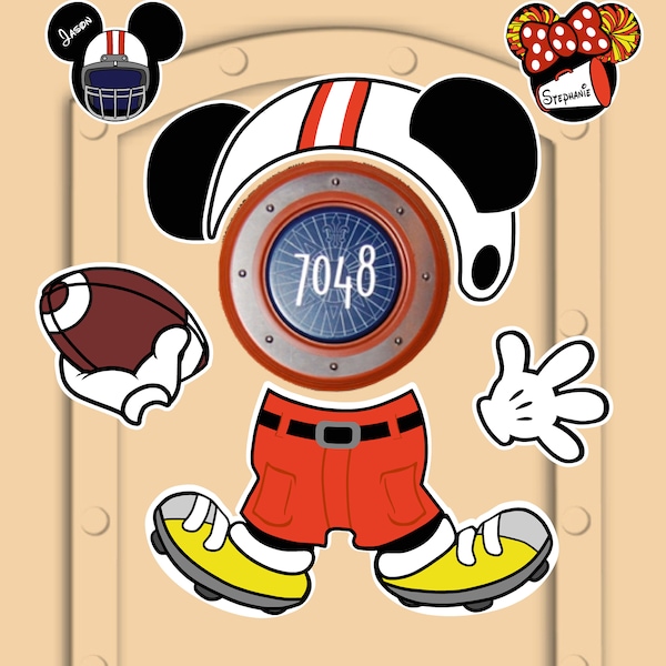 Football Mickey - Etsy