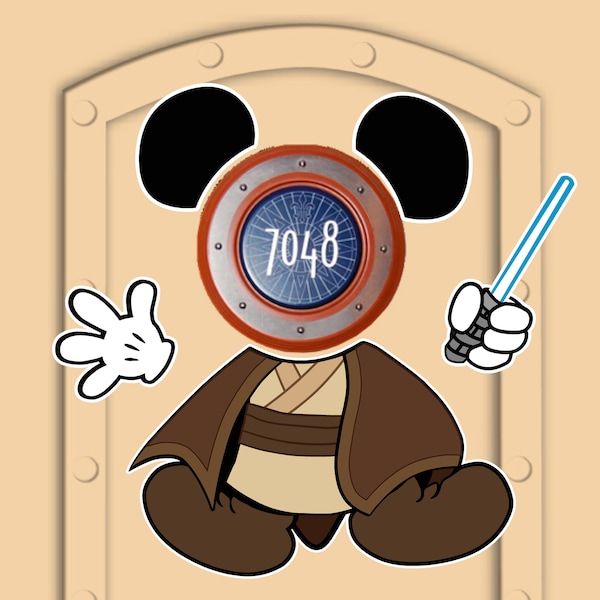 Jedi Mickey - Etsy