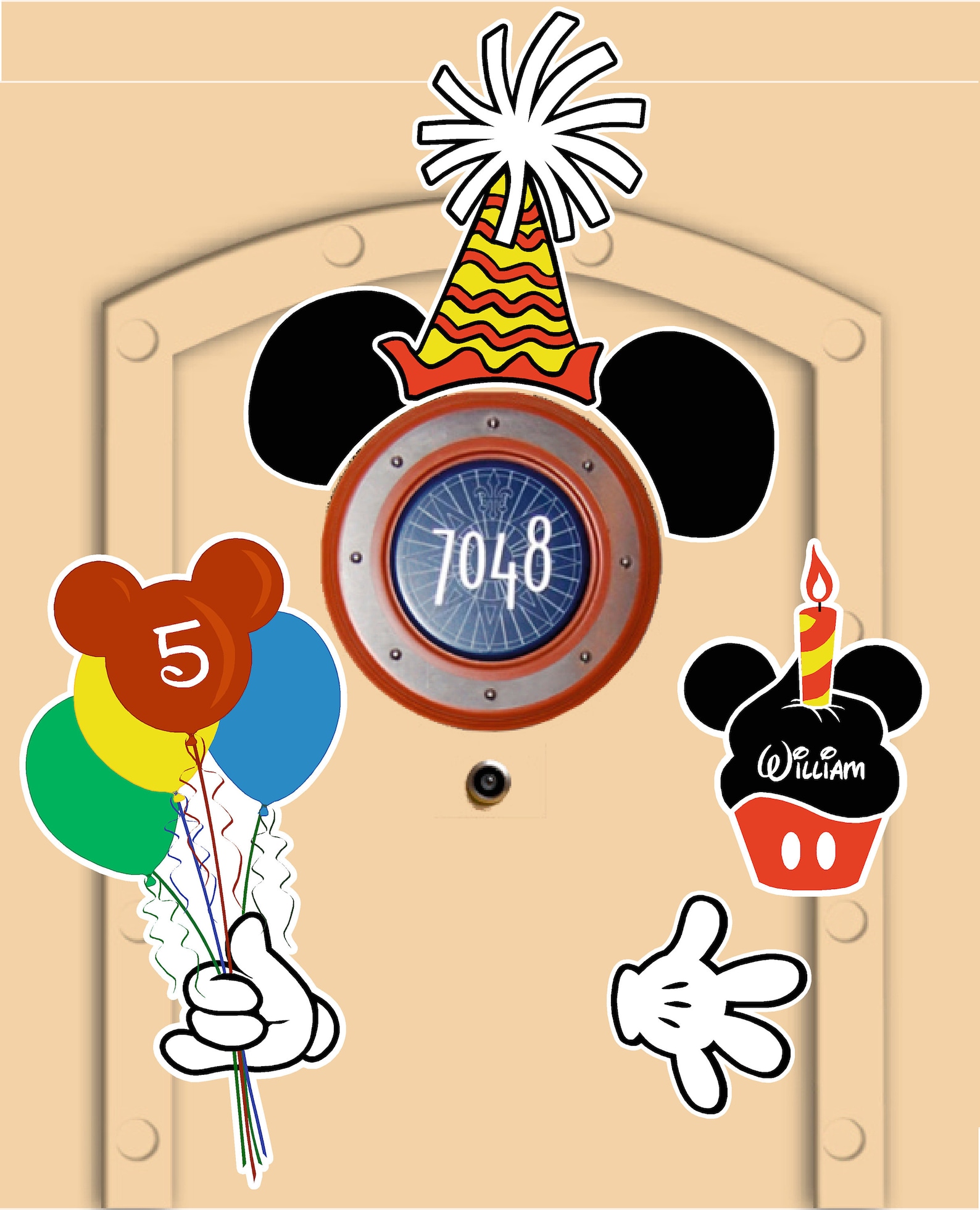 Disney Cruise Birthday Magnet Package (not Paper) Personal Cupcakes ...