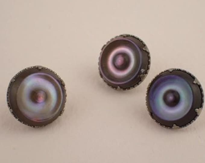 French Antique Saphiret Buttons | Glass Depose Button | Trim Trimming ...