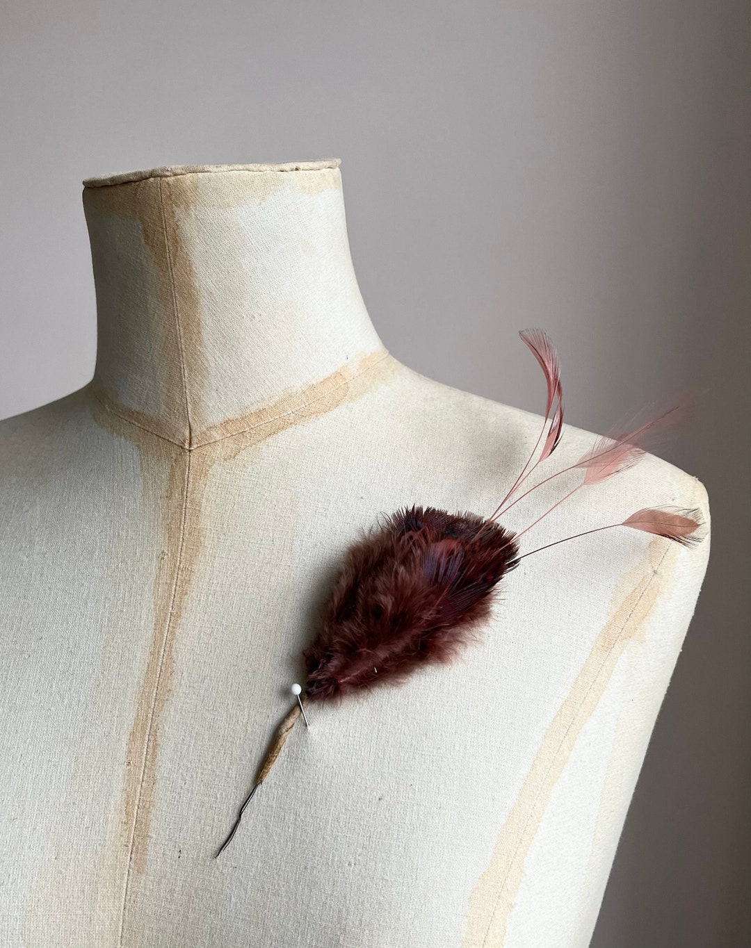 1900s Millinery Feather | Fine Fluffy Feathers Trim Trimming | Antique ...