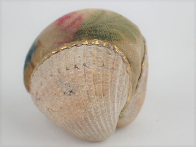 Signed French 19th Century Theorem Sea Shell Pin Cushion | Etsy
