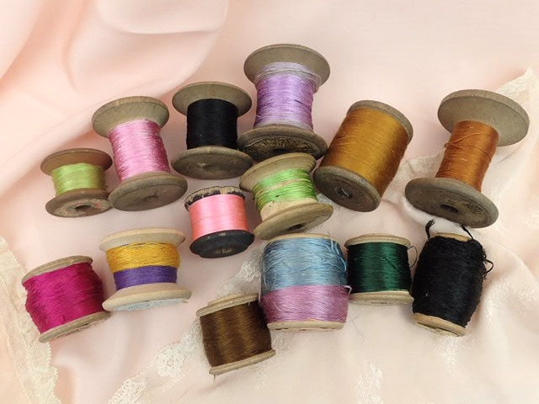X14 Antique Floss Silk Cotton Reels | Embroidery Threads | Sylko the ...