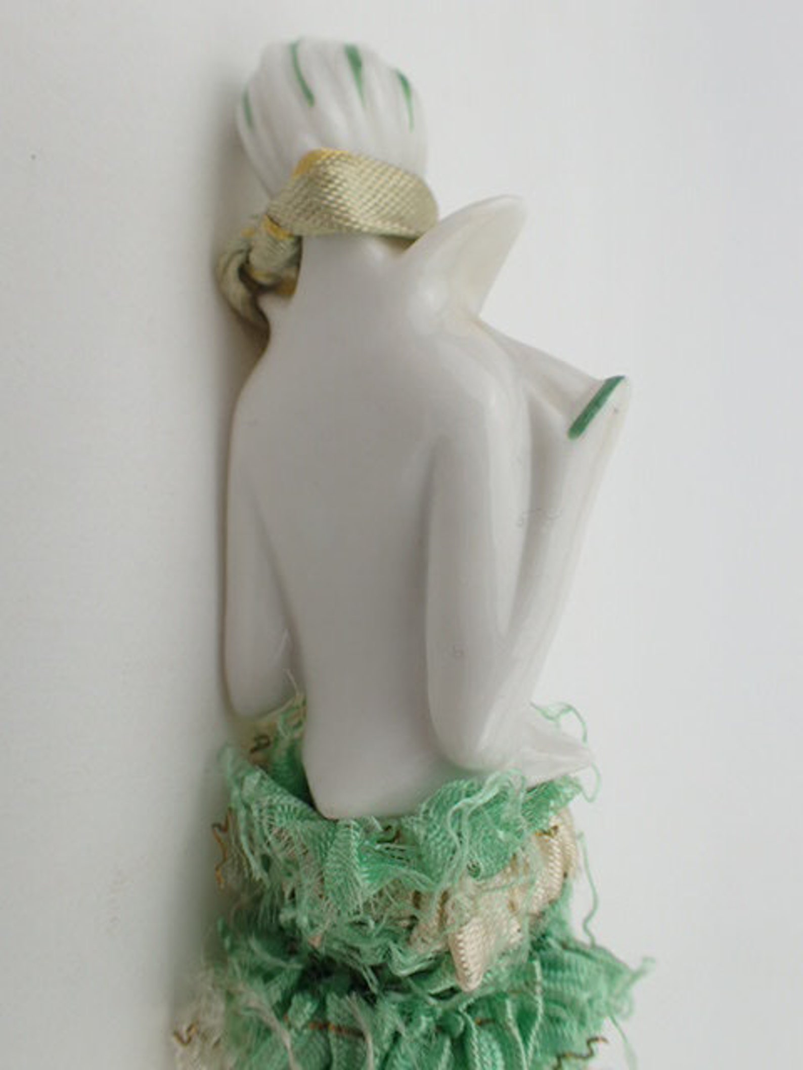 1920's Stylized Half Doll Feather Powder Puff Duster Wand - Etsy