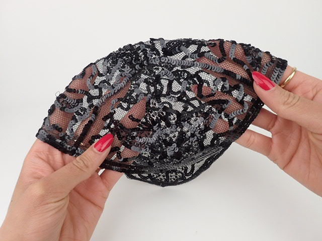 Original 1920s Flapper Cap Black Glossy Sequins Glass Beads - Etsy