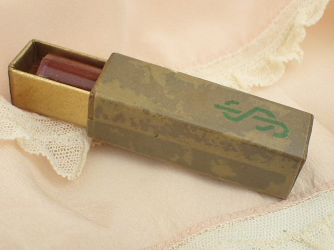 1920s 1930s Boxed Lipstick Refill Stage Theatrical Metallic - Etsy