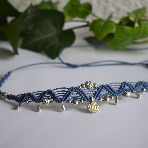 Macrame Choker - Etsy