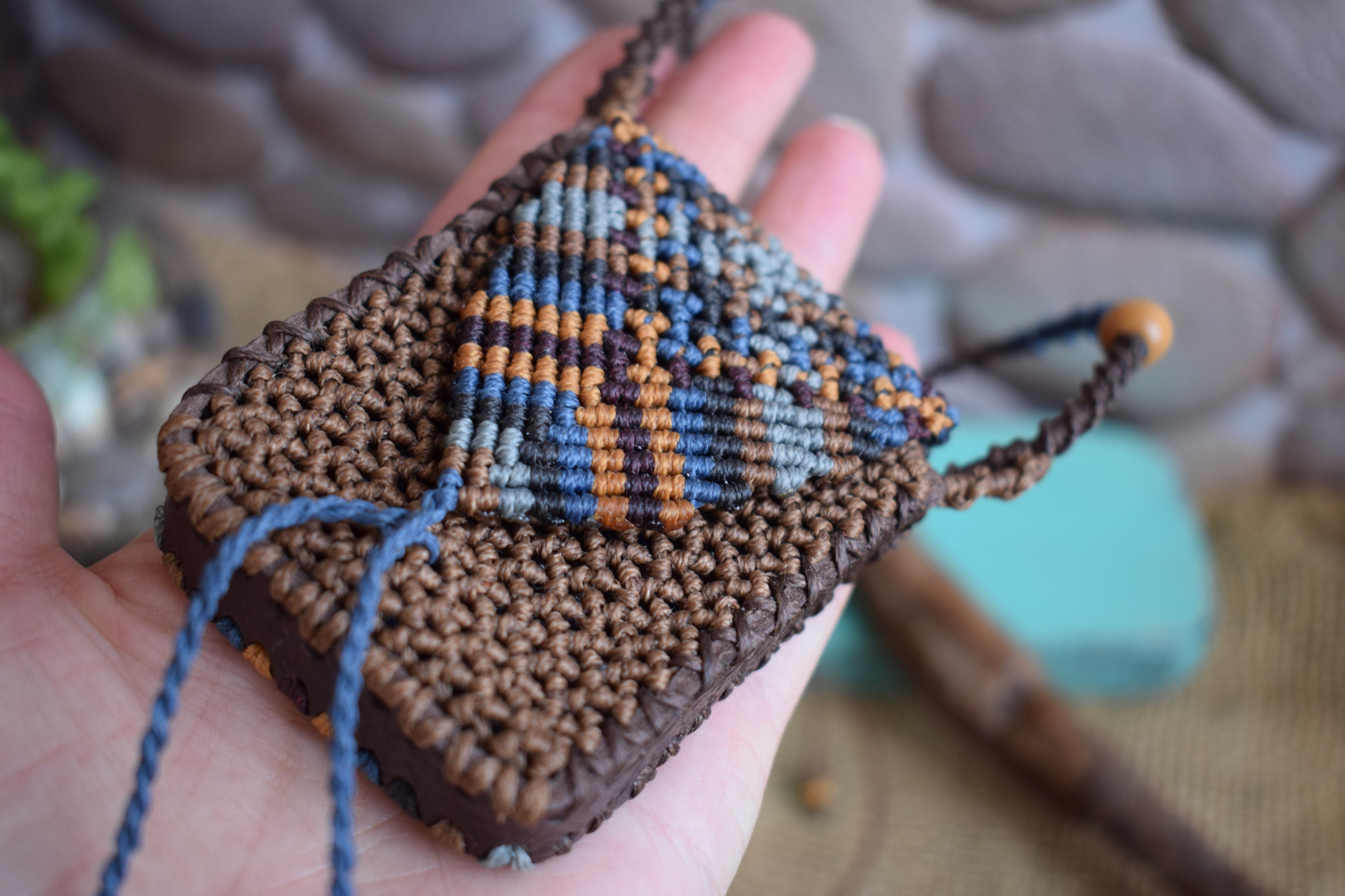 Macrame Mini Bag MYSTERY GIFT Medicine sac Native Style | Etsy