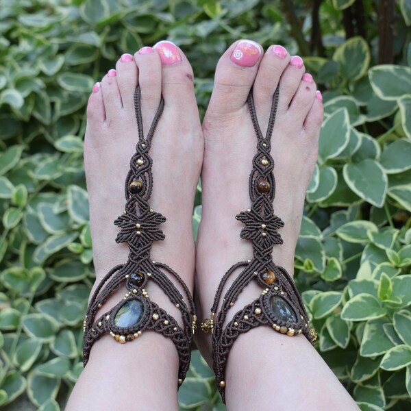 Macrame Sandals - Etsy