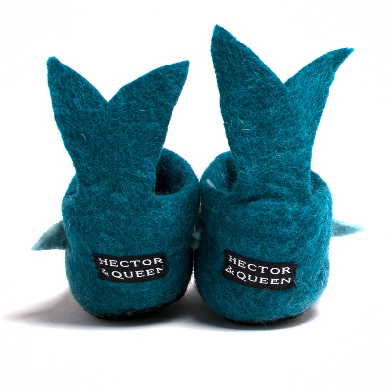 Animal Whale Felted Slippers - Etsy Norway