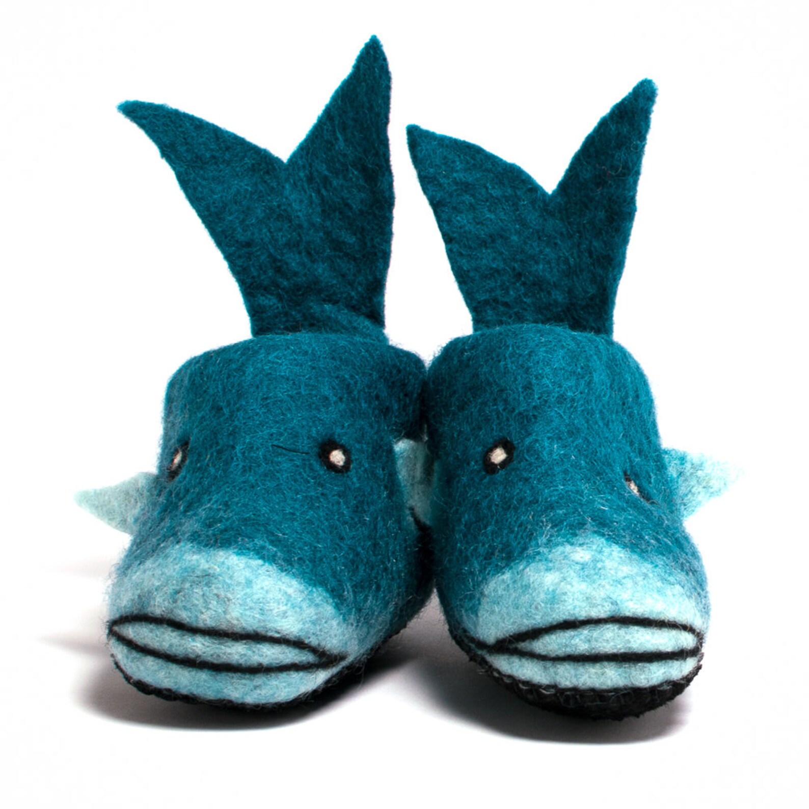 Animal Whale Felted Slippers - Etsy Norway