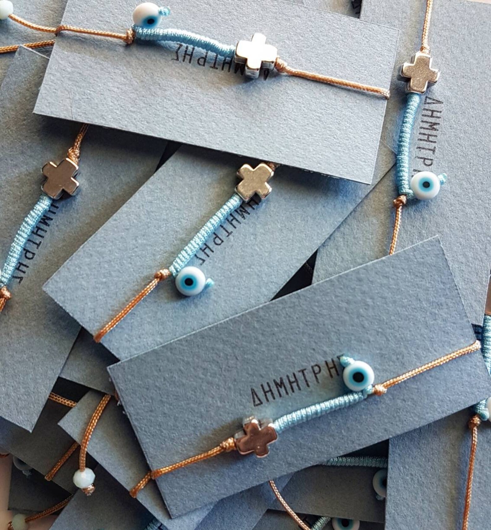 Handmade Bracelet Baptism Favor Charm Bracelet Baptism Gift | Etsy