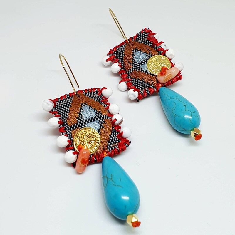Bohemian Earrings - Etsy