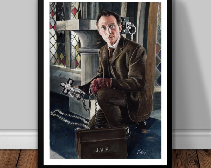 Peter Cushing Watercolour Painting - Etsy