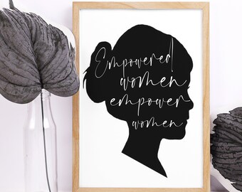 Strong Women Empower Women Premium Matte Paper Poster - Etsy