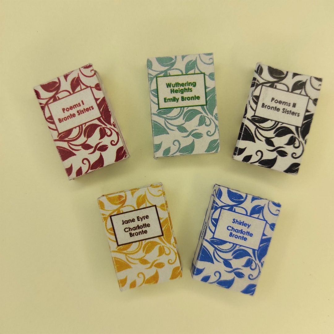 Bronte Sisters (quotes), Mini Books, Digital Download, Printable 8.5 ...