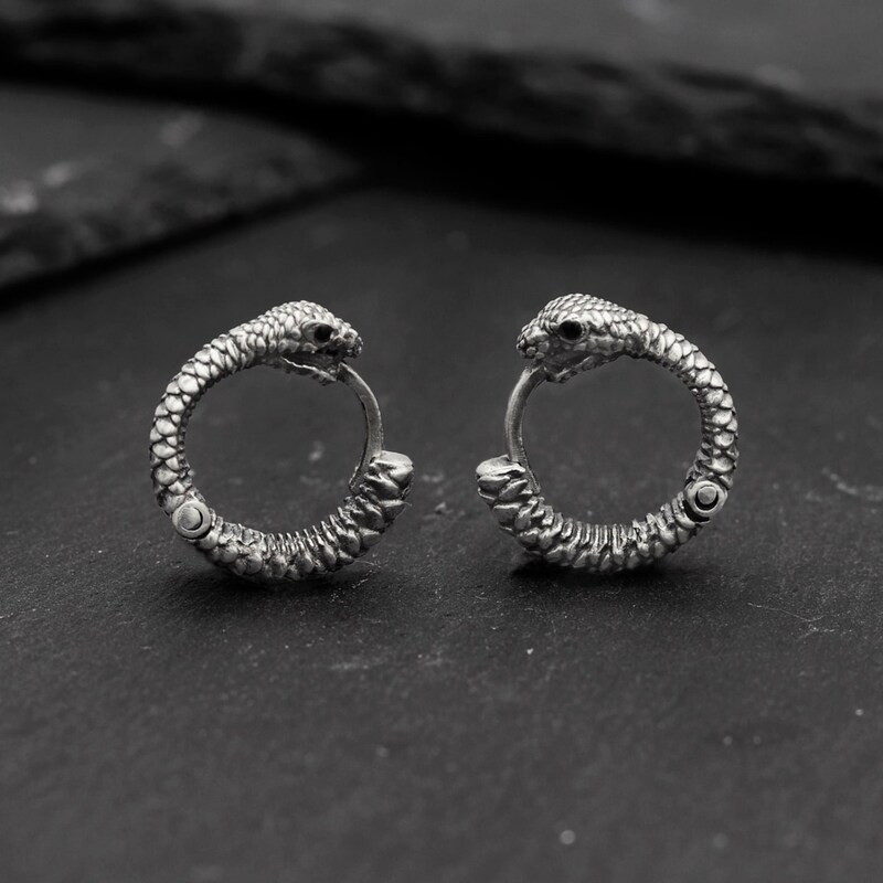 Ouroboros Earring - Etsy