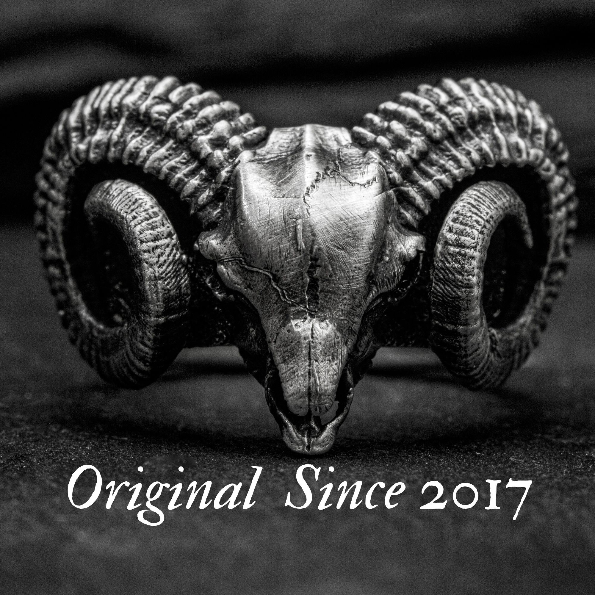 Original Ram Head Ring ram Worship Aries Zodiac Ring Unique Biker Ring ...