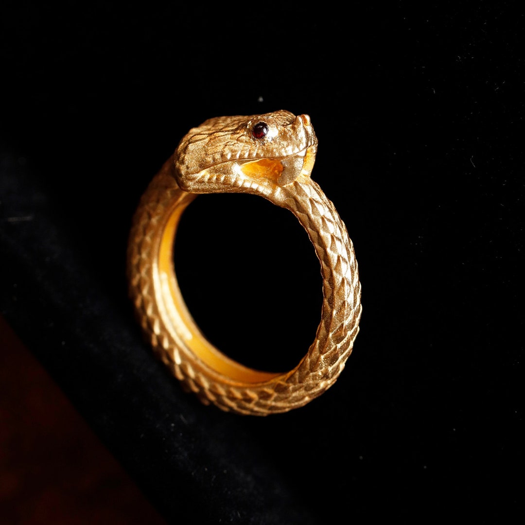 Ouroboros Ring, Snake Ring, Sterling Silver Snake, Silver Snake Ring ...