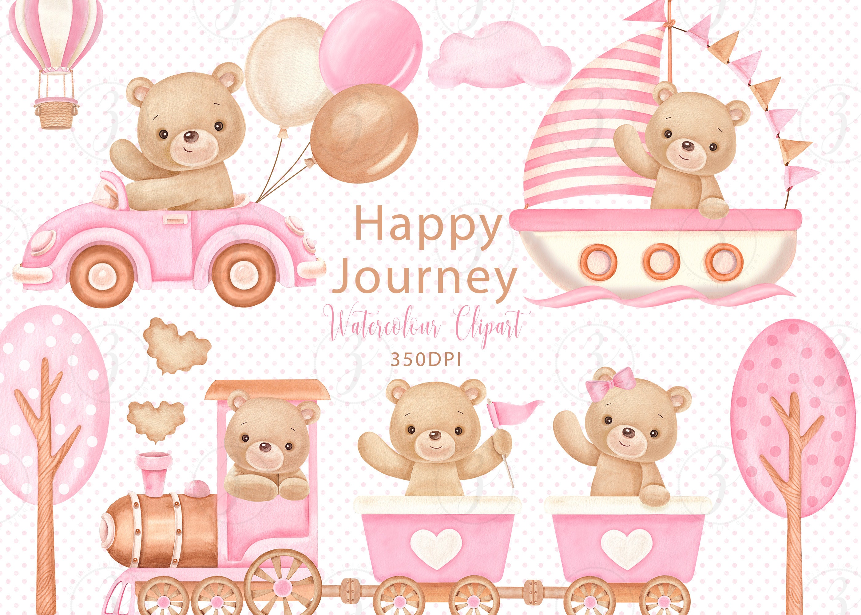 Happy Journey pink - Etsy