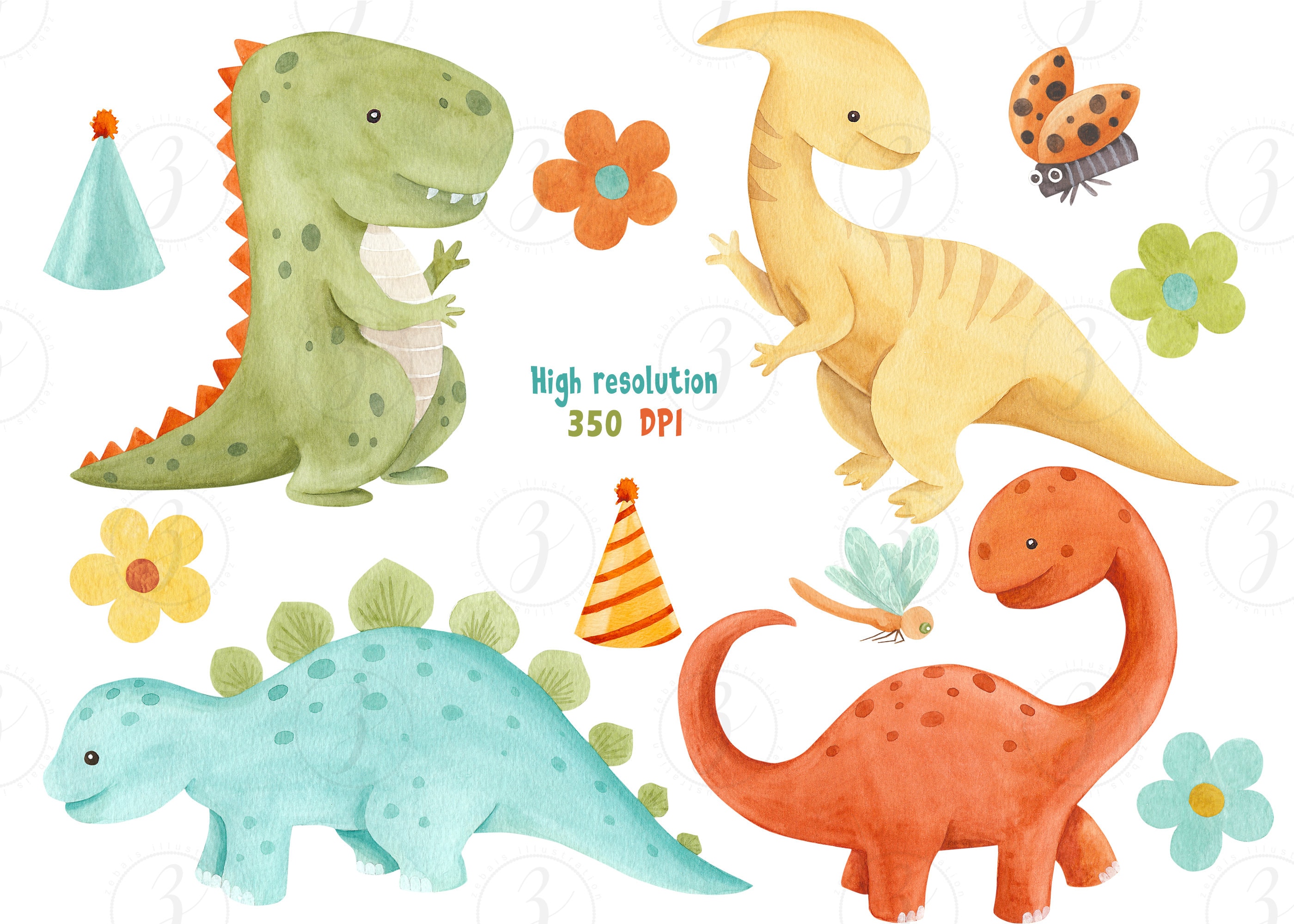Dandy Dinosaurs - Etsy