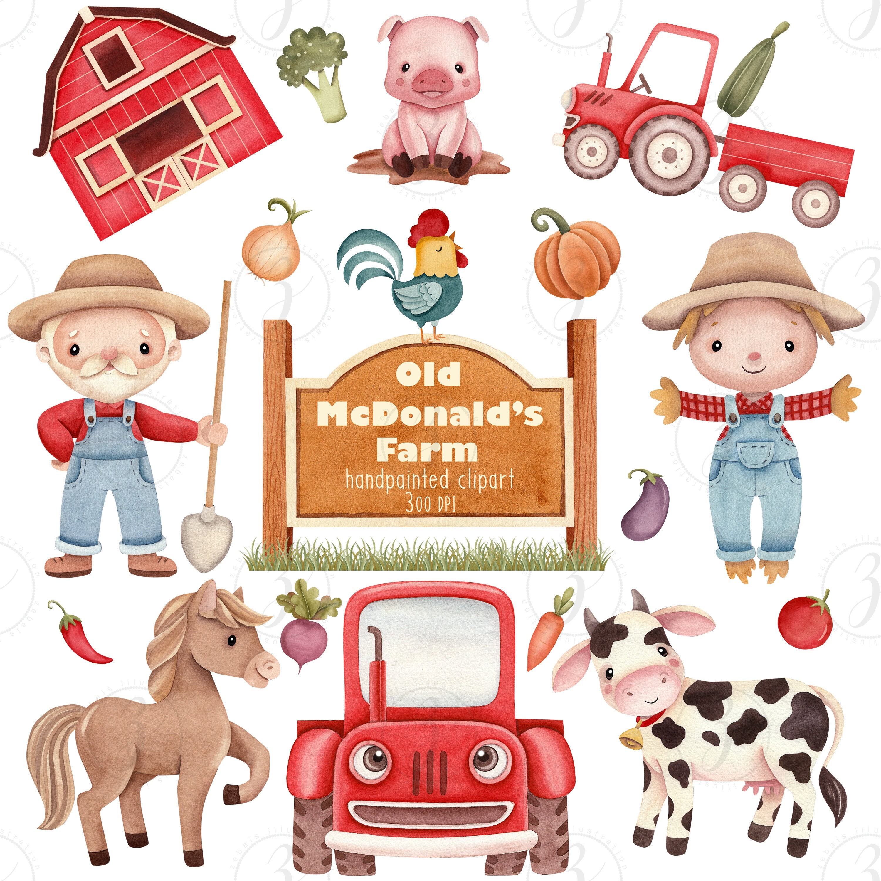 Old Mcdonald's Farm - Etsy
