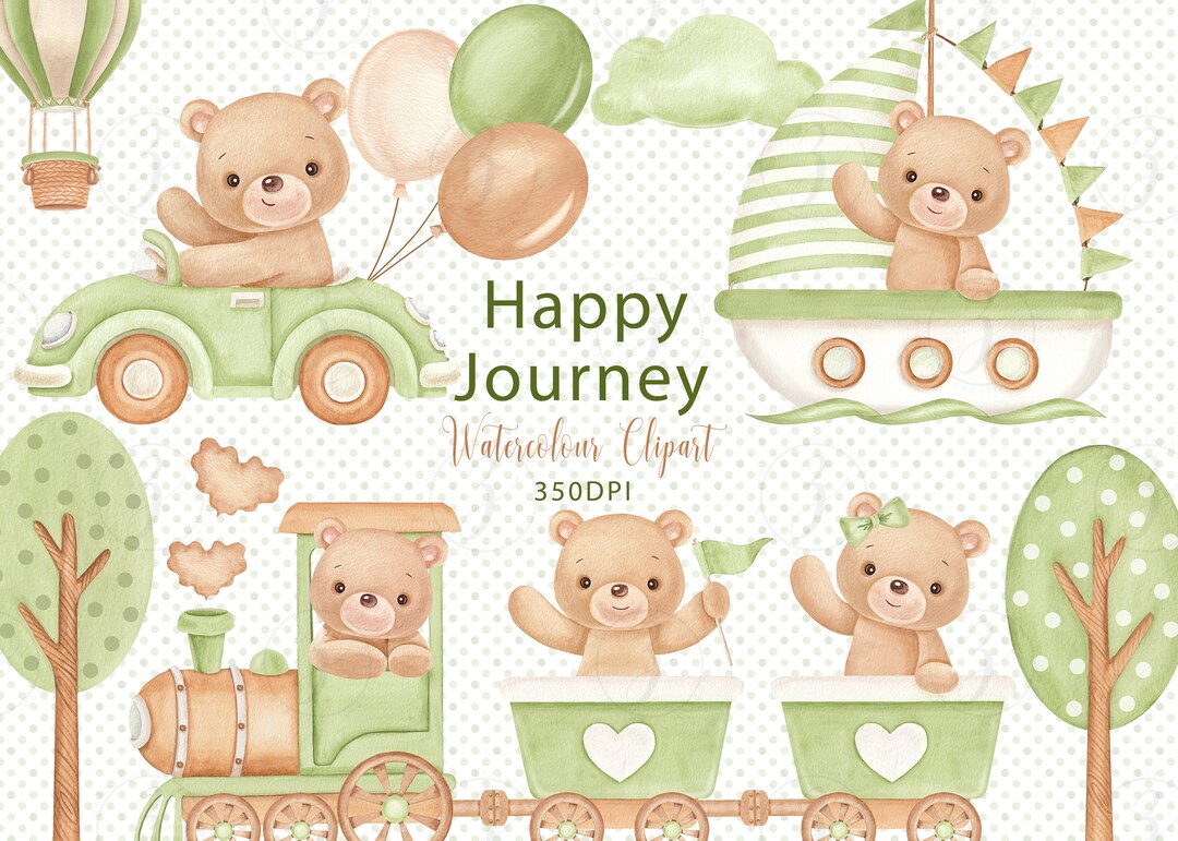 Happy Journey (green) - Etsy