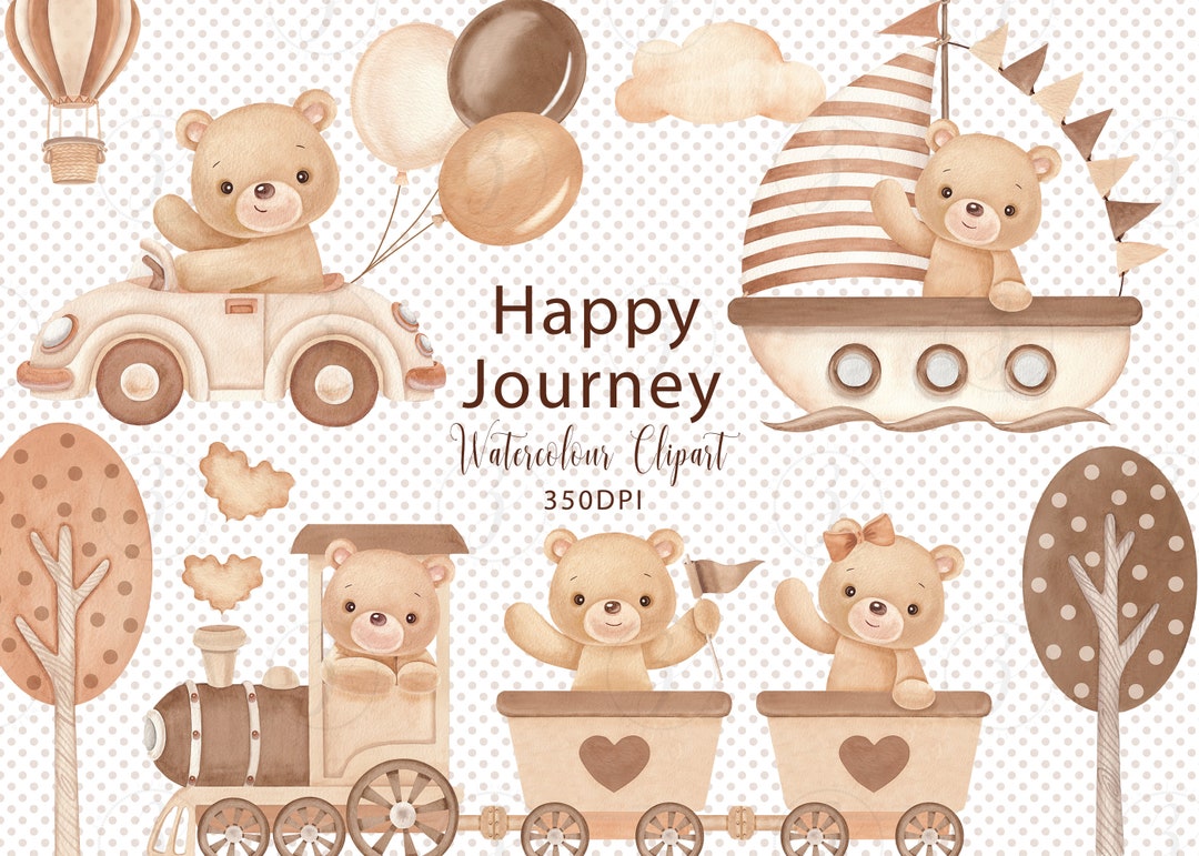 Happy Journey (brown) - Etsy
