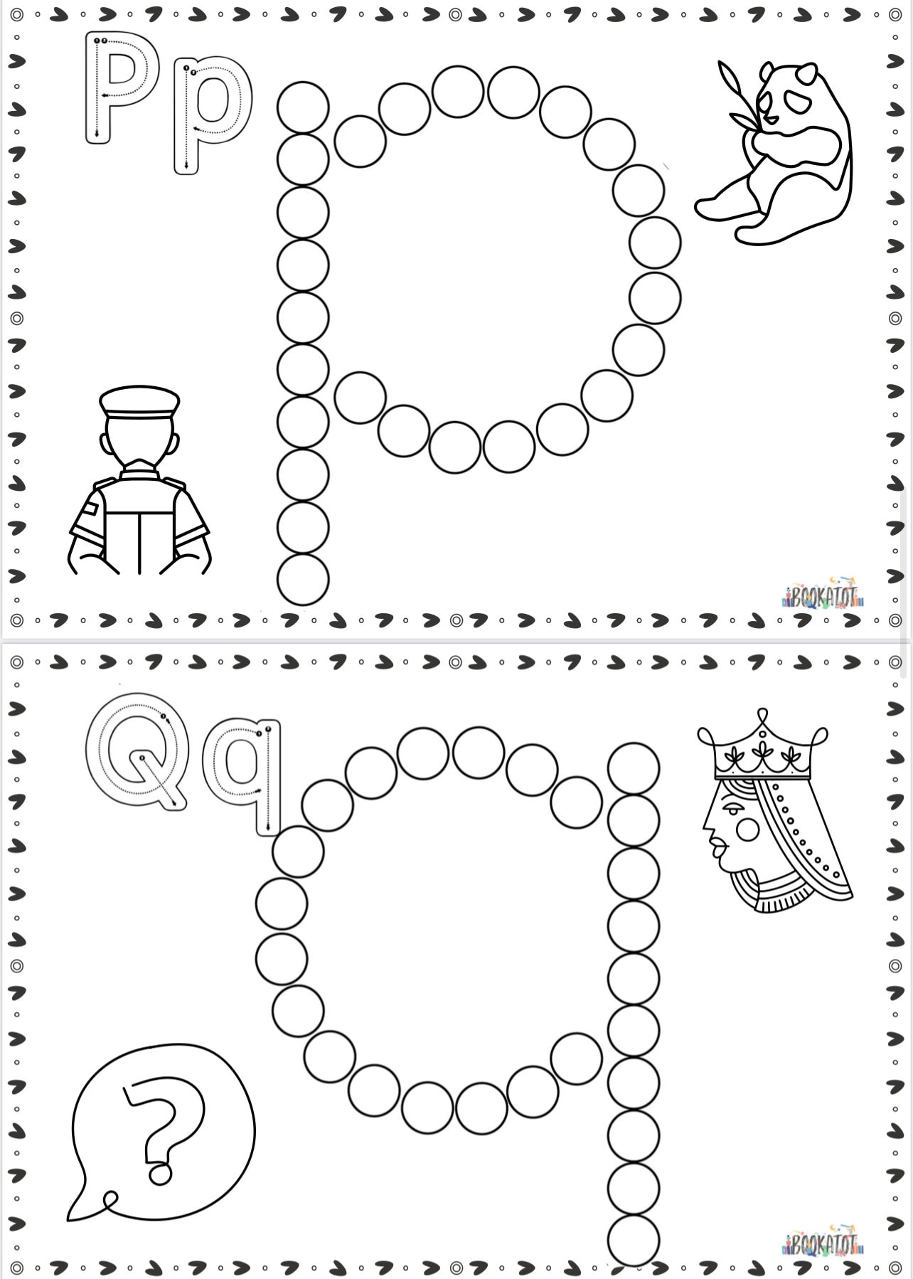 26 Pages of Printable Preschool Learn the Alphabets Dot to Dot ...