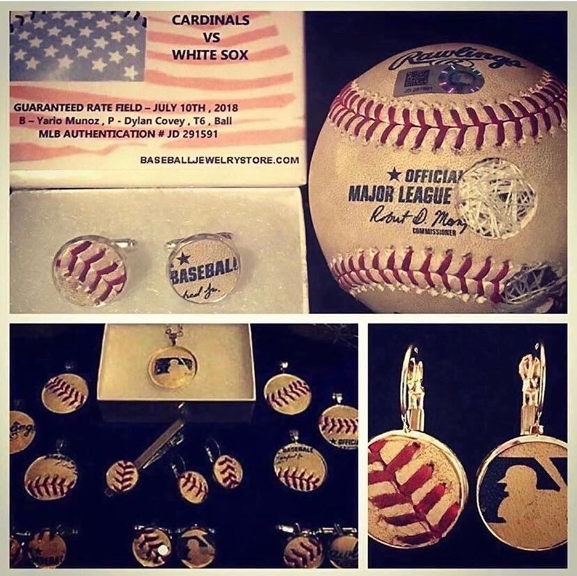 Milwaukee Brewers Jewelry Made From MLB Authenticated Game Used ...